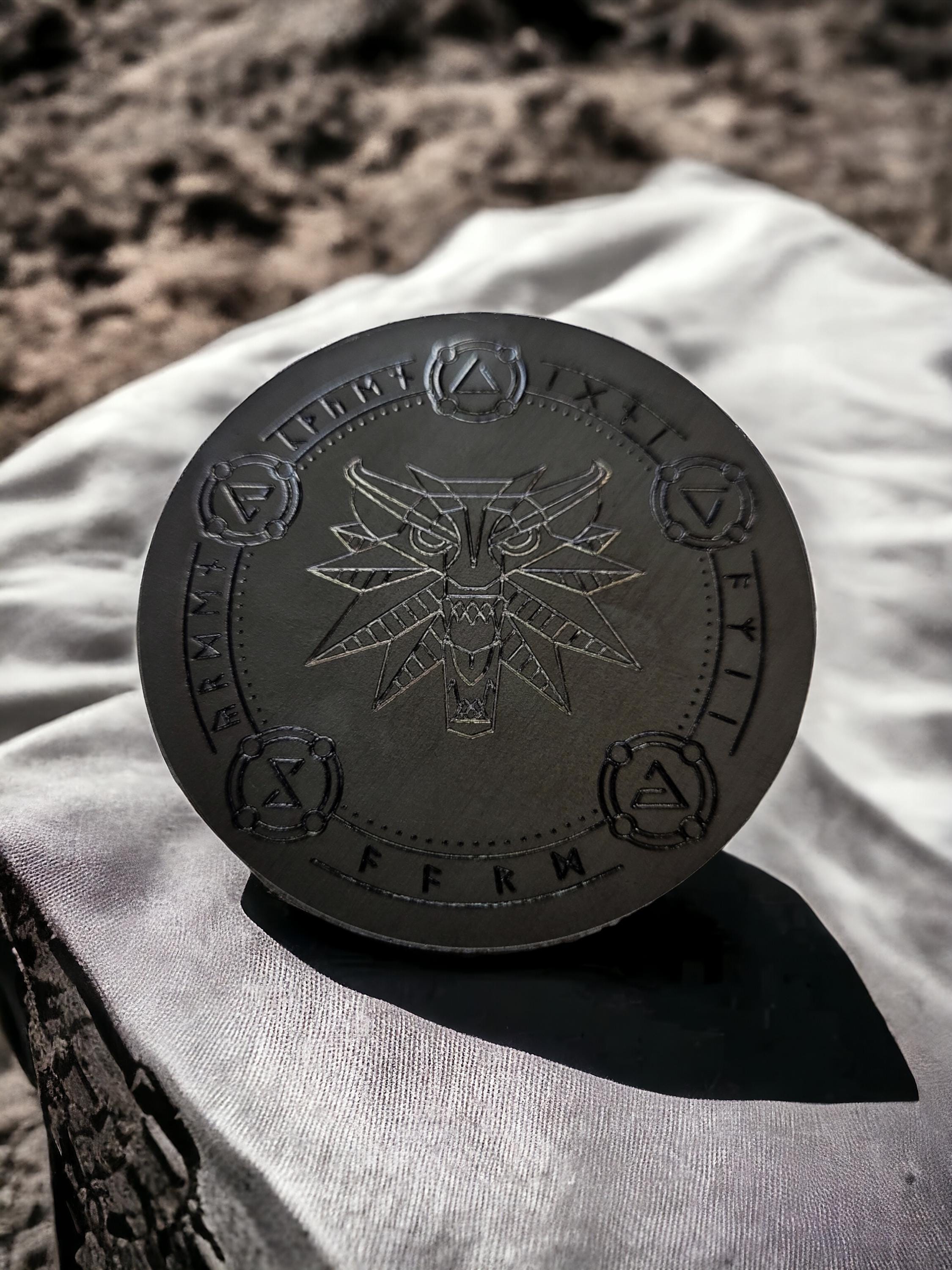 Witcher Collectible Coin (large), Metal Collector Coin, Gaming Gift ...