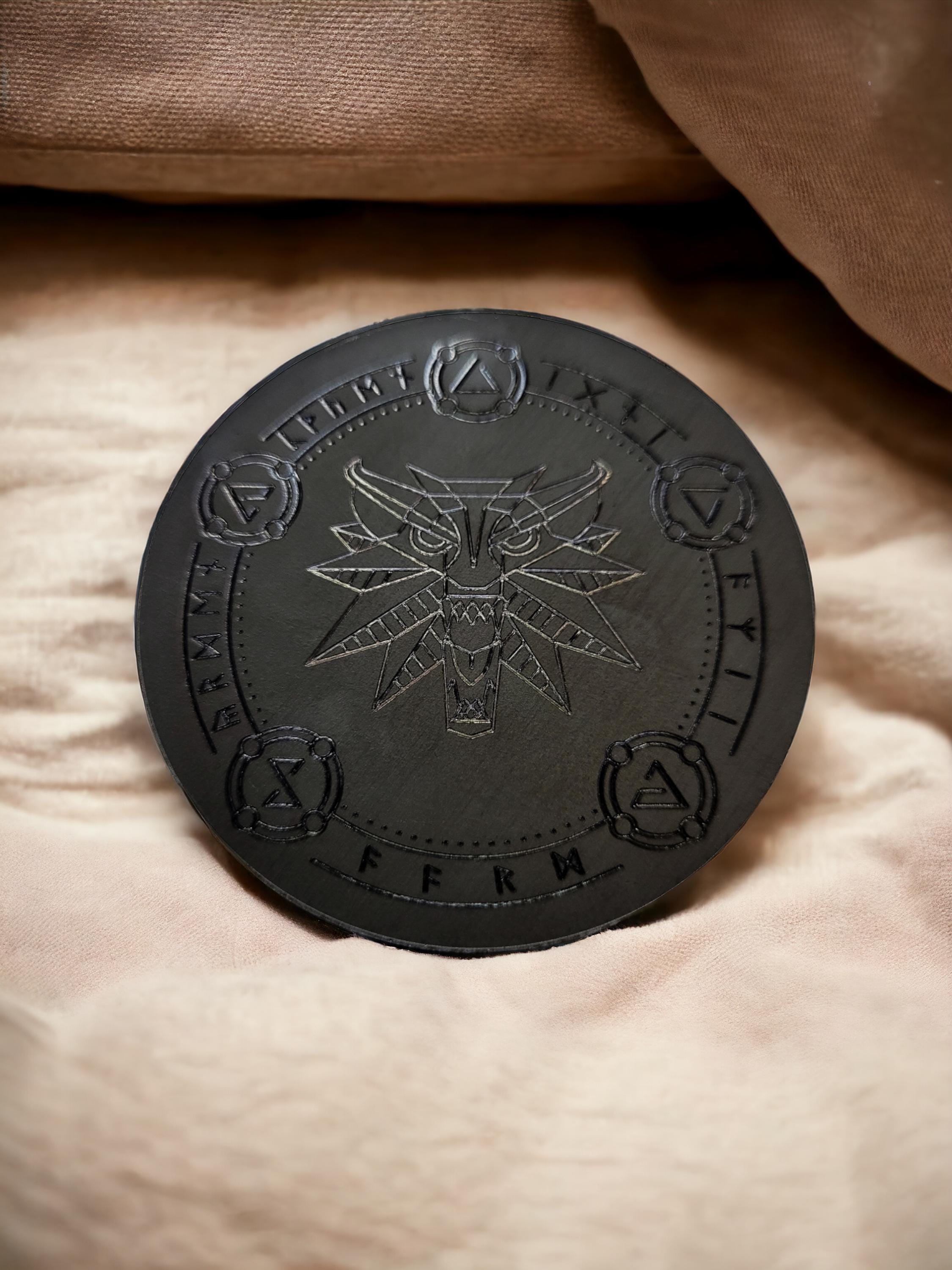 Witcher Collectible Coin (large), Metal Collector Coin, Gaming Gift ...