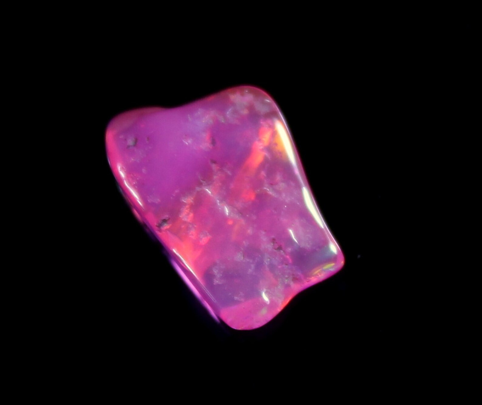 Pink Opal, Opal Polish Rough Gemstone, Natural Ethiopian Opal Size ...