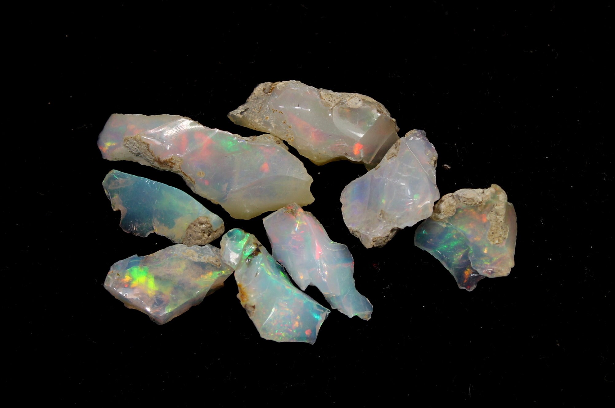 8 Stück Opal roh Opal roh Größe 6 bis 18 mm Opal Opal | Etsy