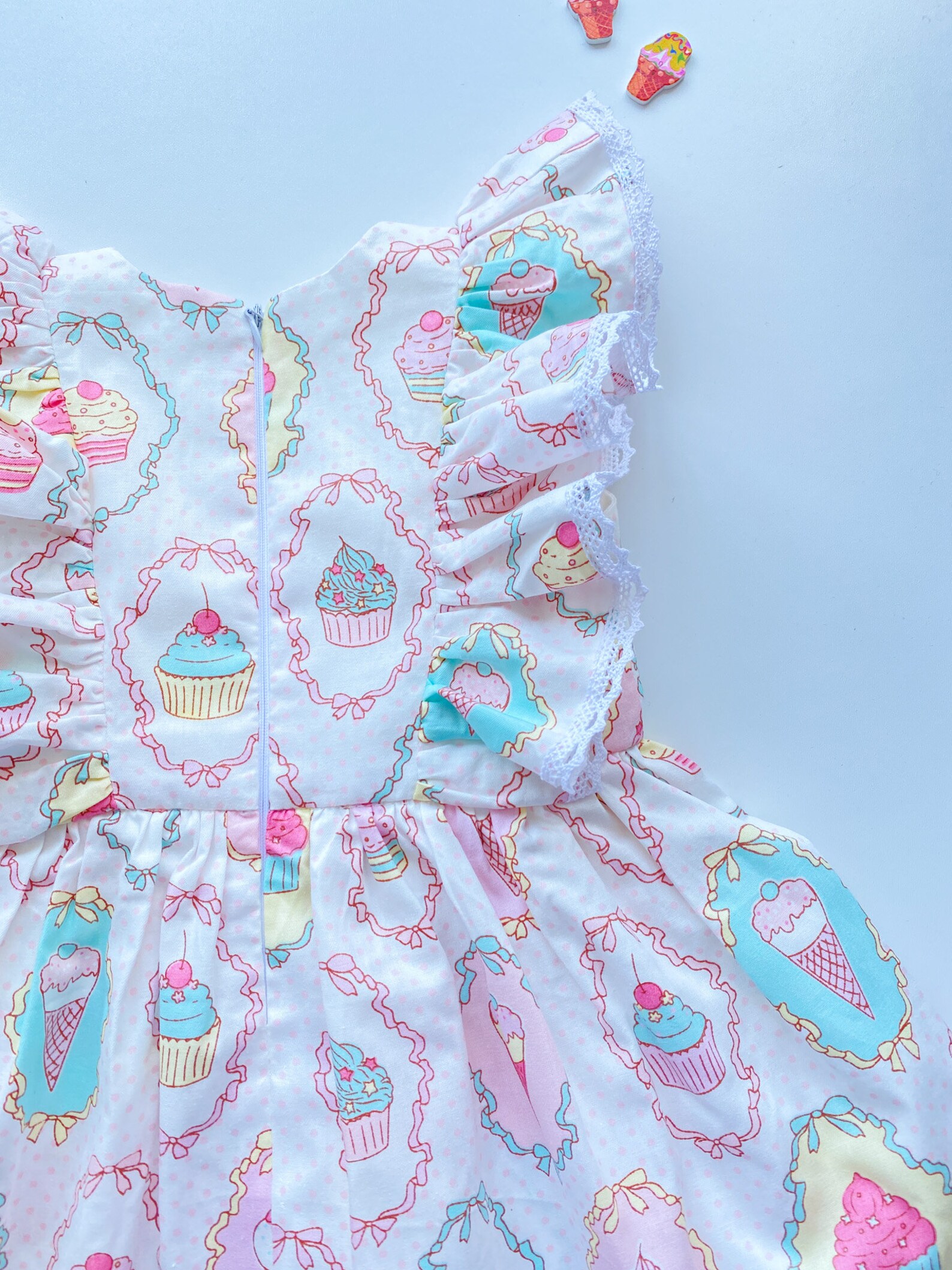 Ice Cream Outfit Sun Dress Ice Cream Party Dress Ruffle - Etsy