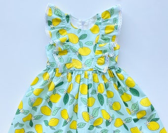 Baby Girl Lemon Dress - Etsy