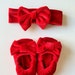 Baby Red Shoes, Baby Ballerina Shoes, Newborn Baby Shoes, Baby Shoes ...