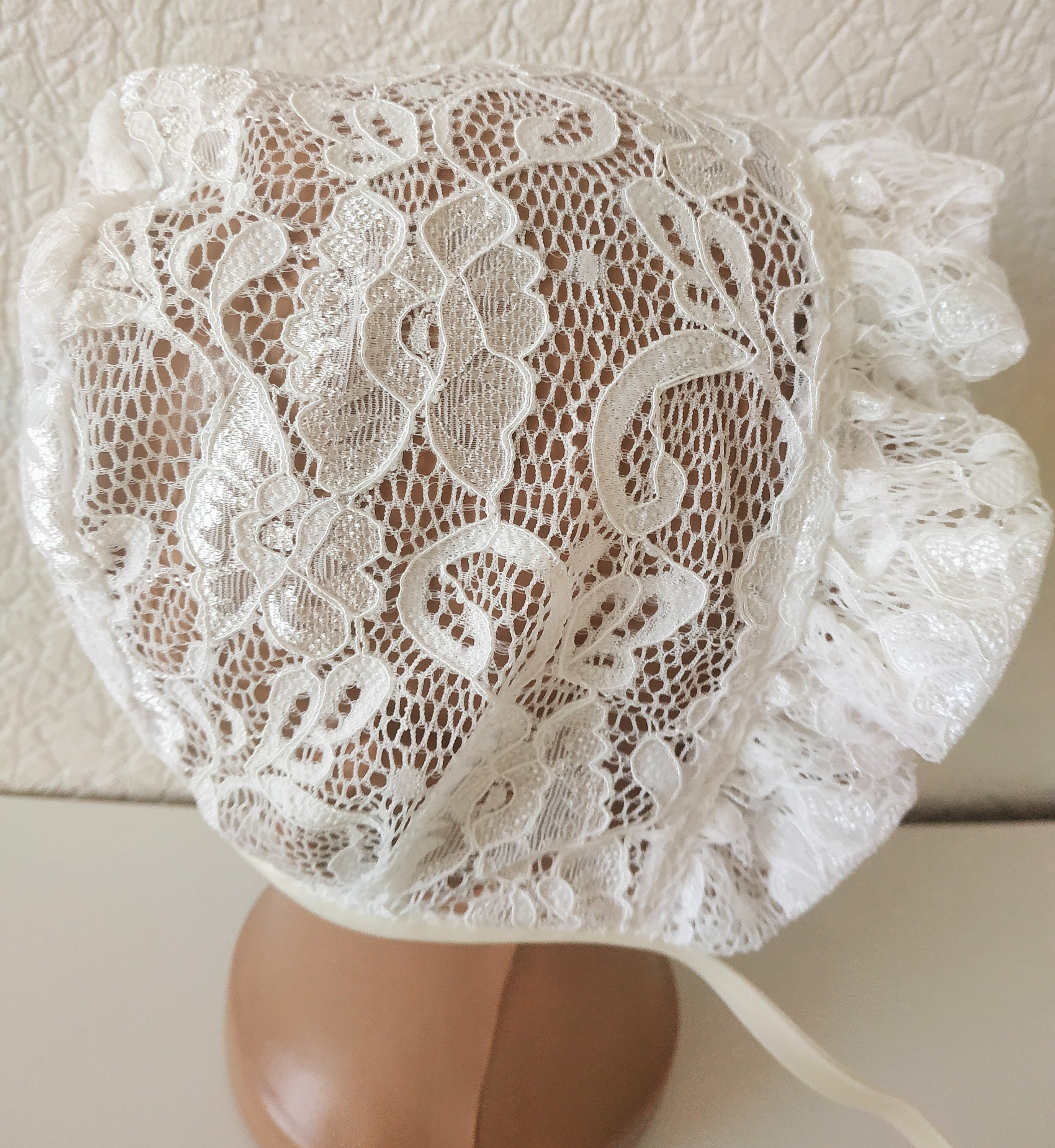 Christening Bonnet Baptism Bonnet Baptism Girl Hat Christening | Etsy