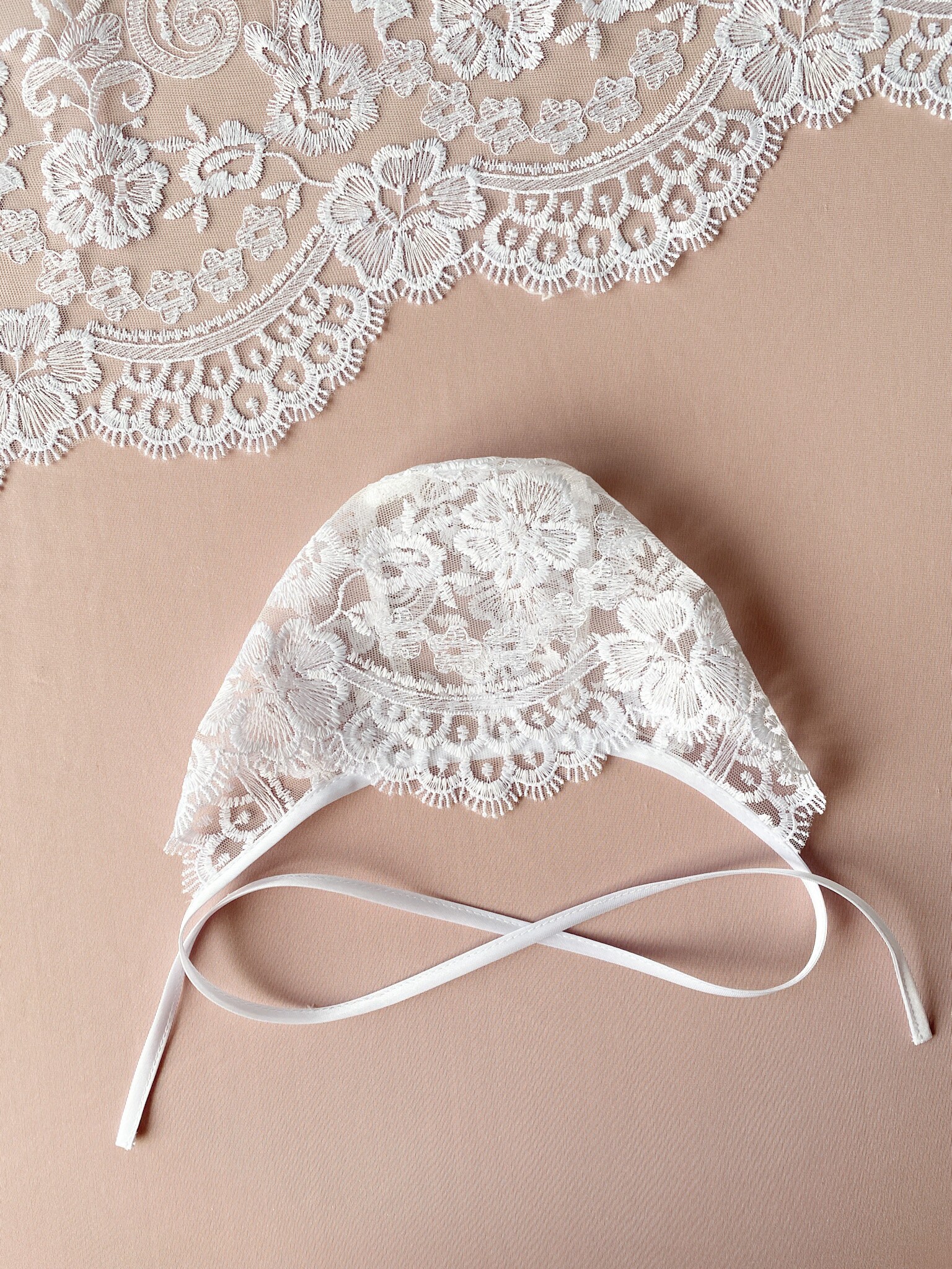 Lace Bonnet Baptism Christening Bonnet Lace Bonnet Baby Girl - Etsy