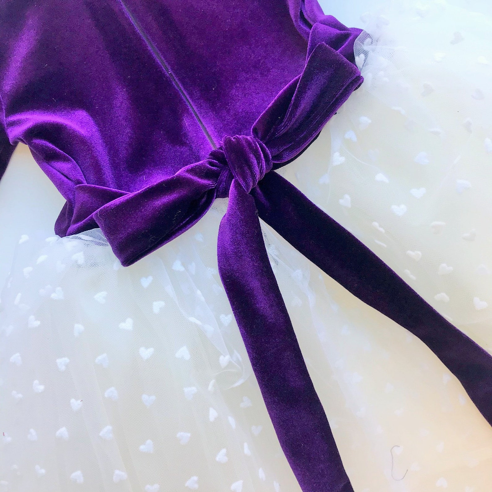 Purple Toddler Dress Purple Velvet Girl Dress Violet Baby Girl - Etsy