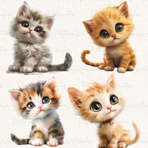 Kitty Digital Clipart Png, Pet Clipart, Cat Lover Png, Animal Clipart ...