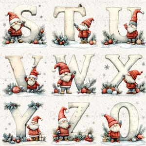 Santa Claus Letters Png, Christmas Letters, Alphabet Clipart, Alphabet ...