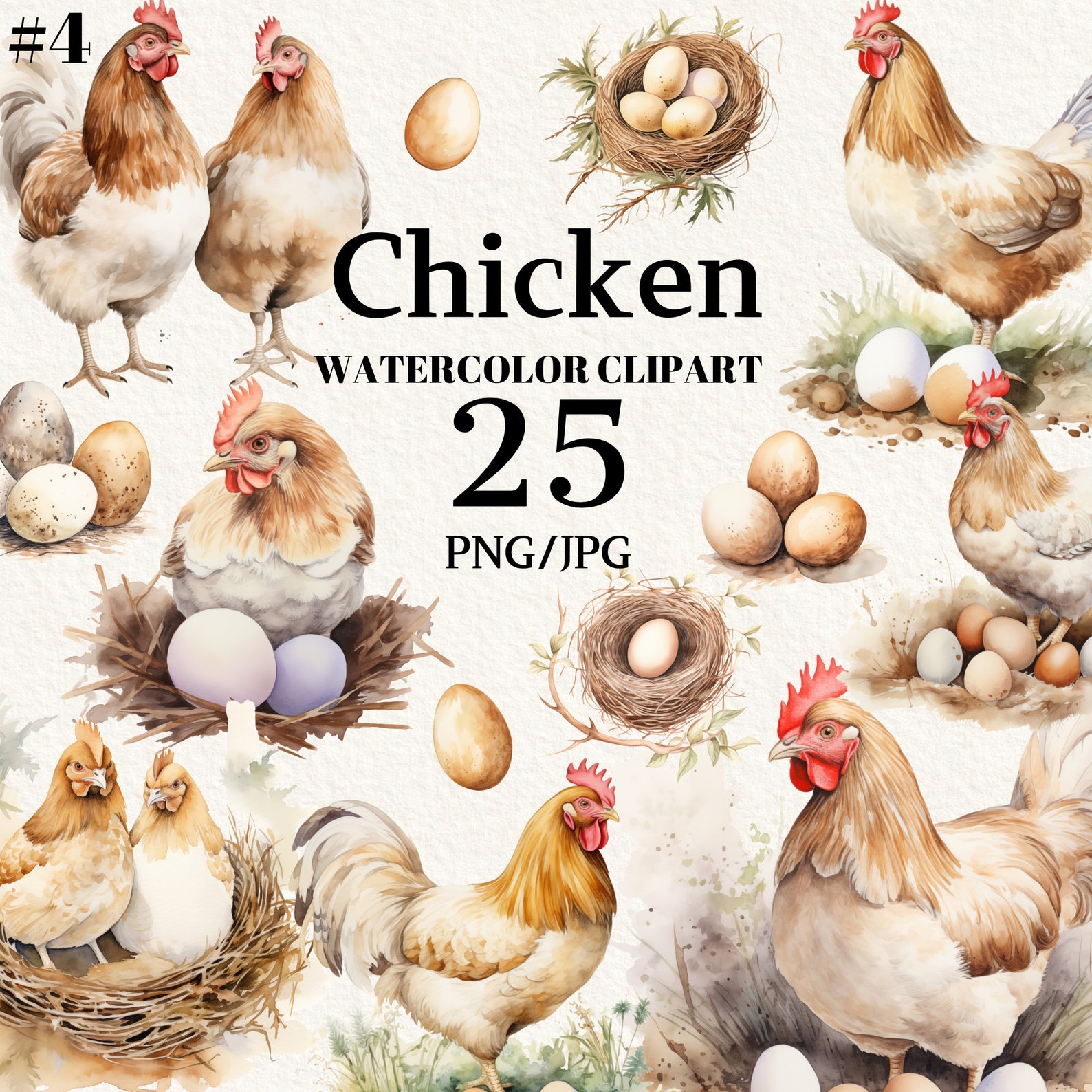 Easter Chicks, Easter Clipart, Spring Clipart, Chicken Png Jpg, Egg ...