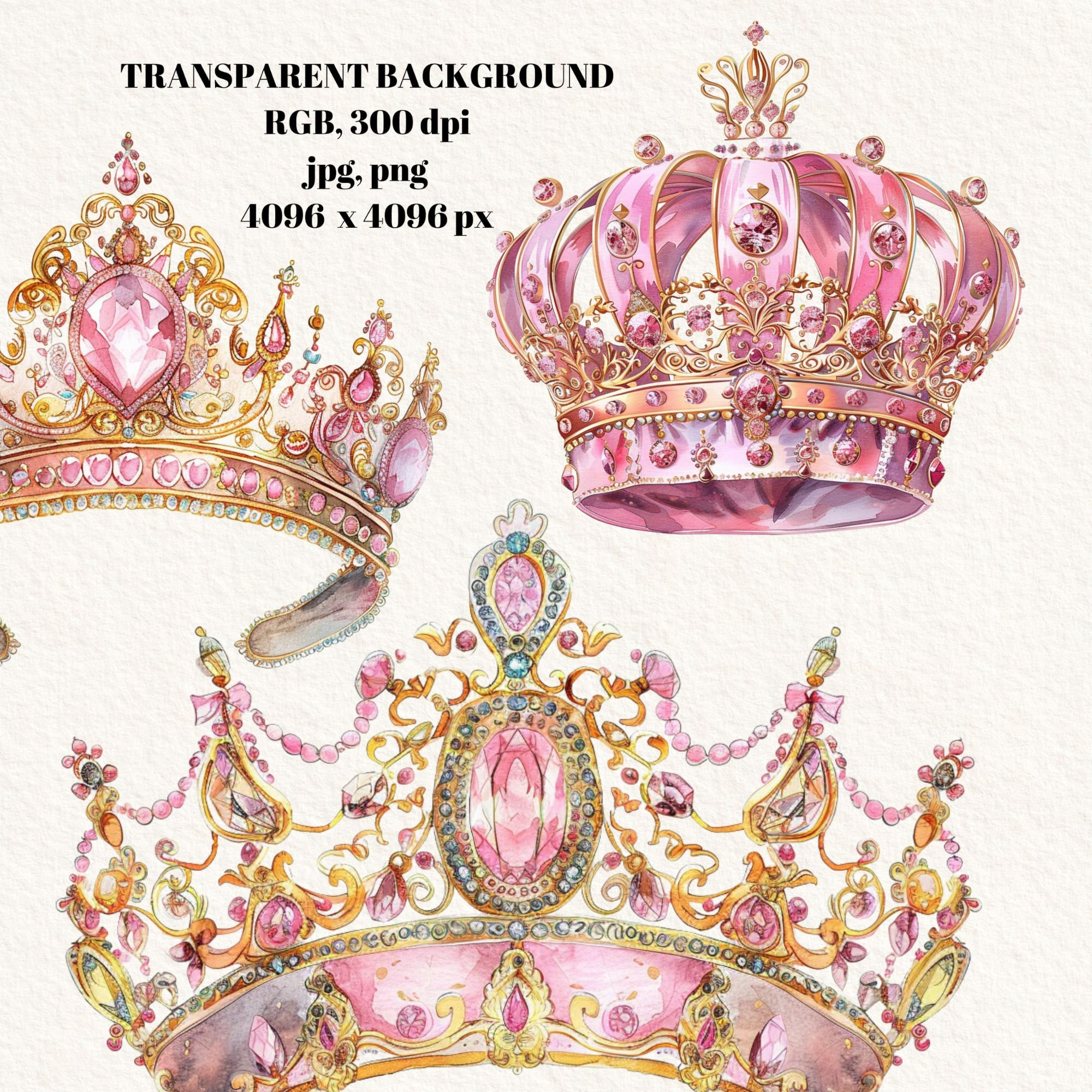 Crown Princess Clipart,fairy Tale Princess,royal Crown Graphics, Tiara ...