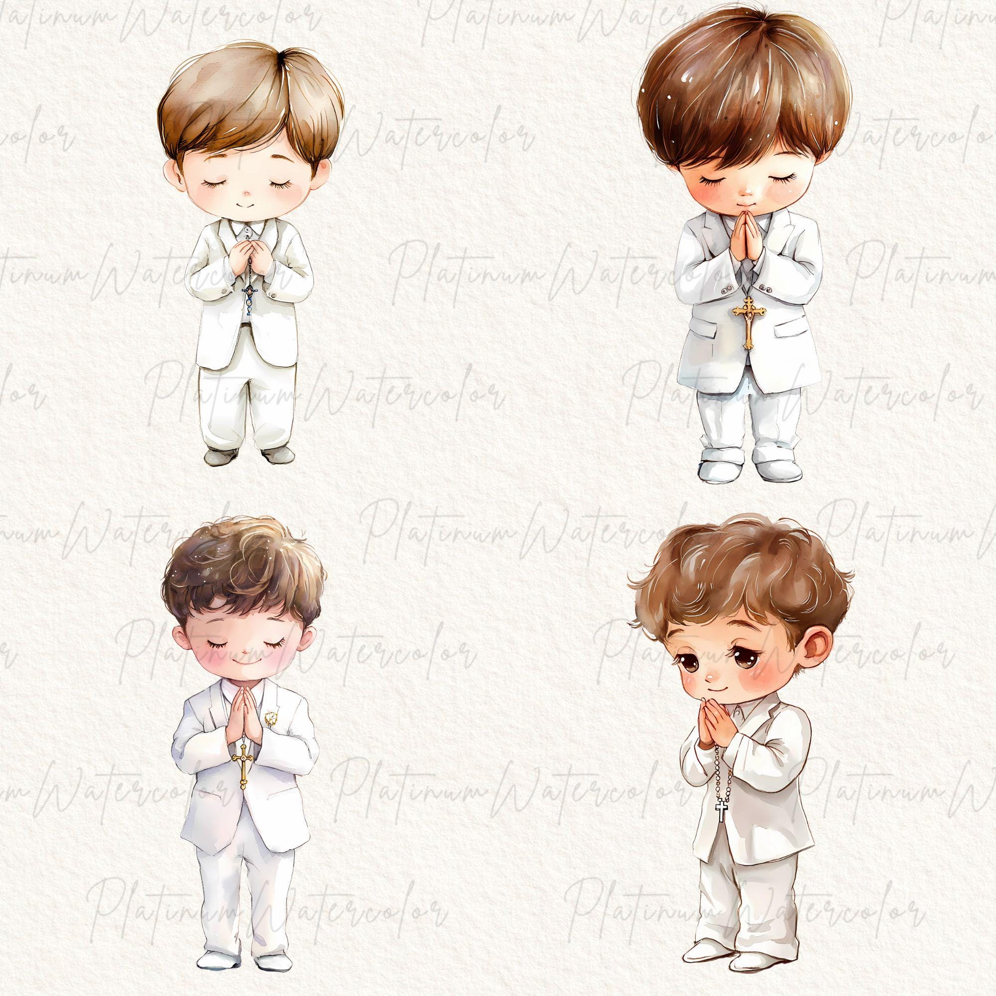 Boy First Communion PNG, Primera Comunion, Perfect for First Communions ...