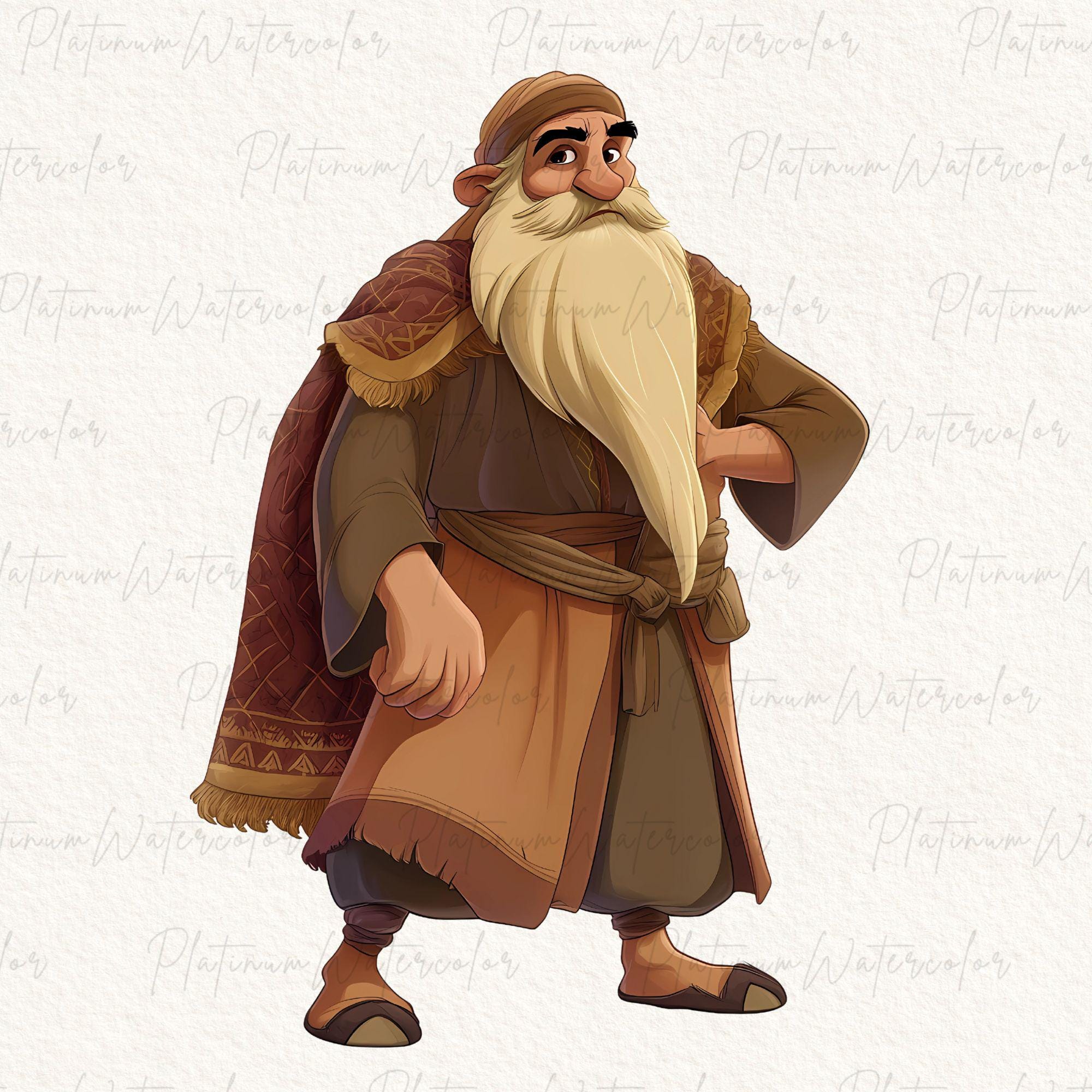 Bible Character, Elijah Biblical Characters, Religious Clipart, Digital ...