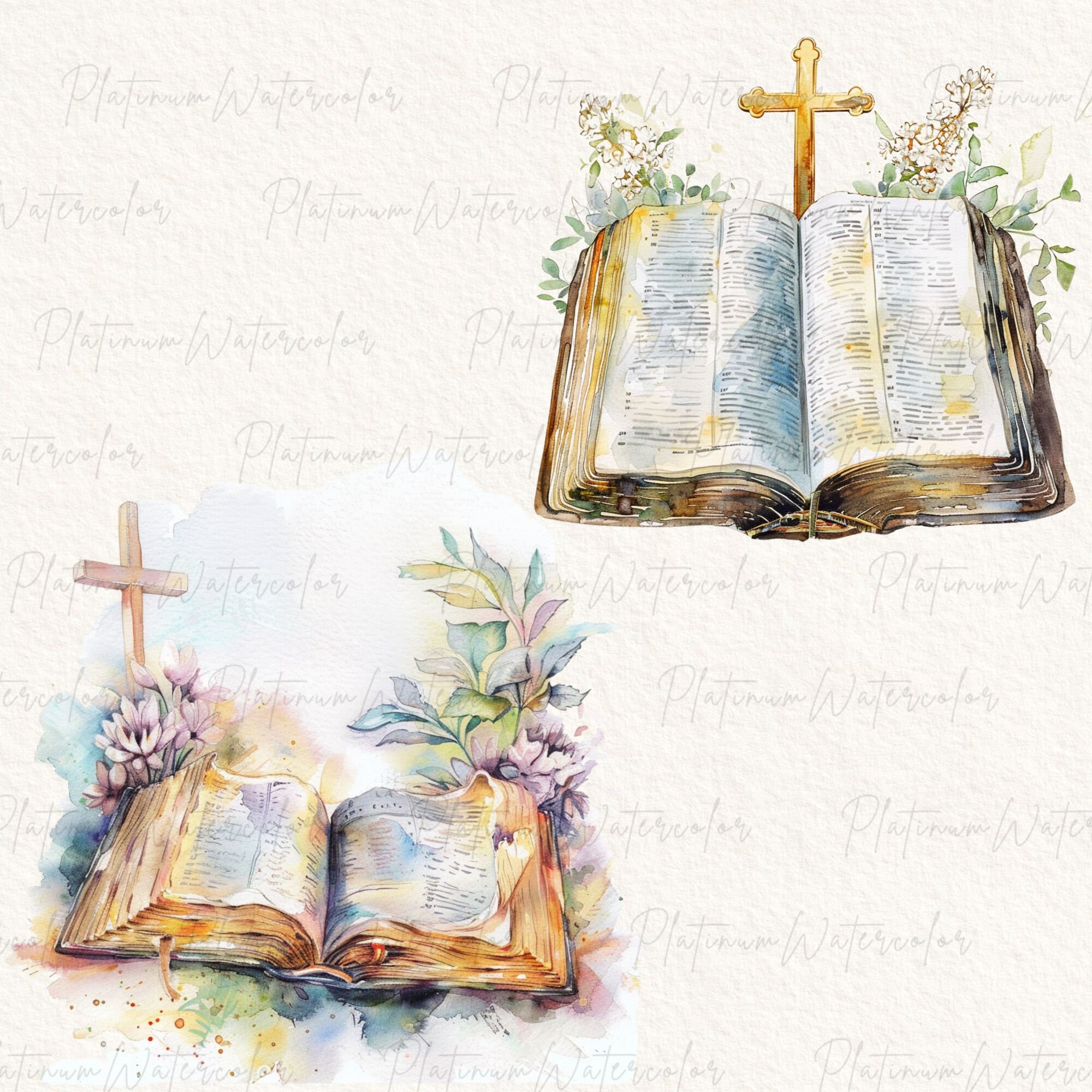 Catholic Bible, Bible Study, Christian Prints, Watercolor Christian ...