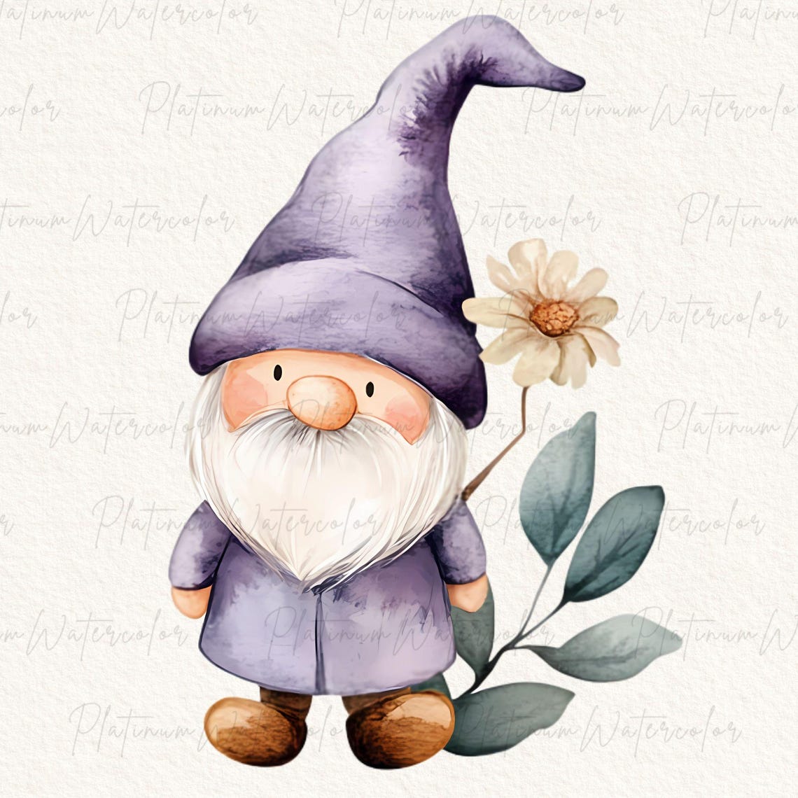 Cute Gnome Clipart Set - Gnome Garden Decor, Instant Download for ...