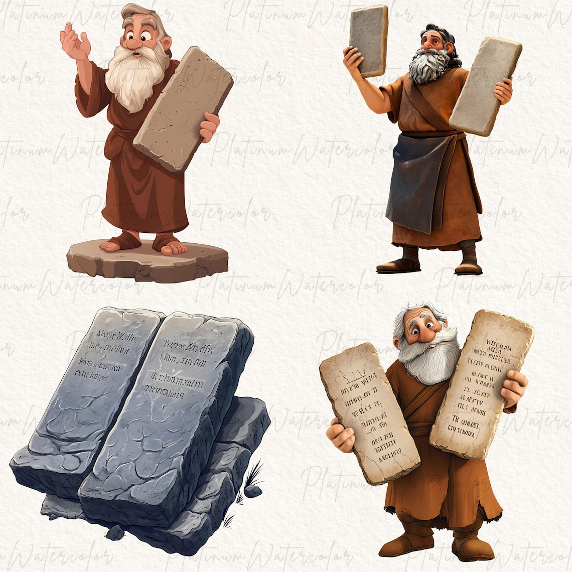 16 Two Tablets of Theten Commandments Cliparts, Old Testament Bible ...