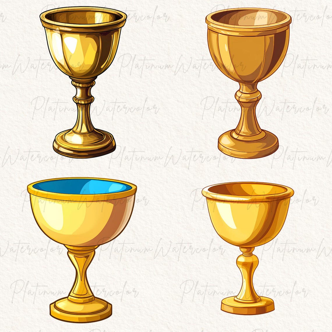 12 Paschal Cup Clipart Bundle, Old Testament Bible Study, Transparent ...