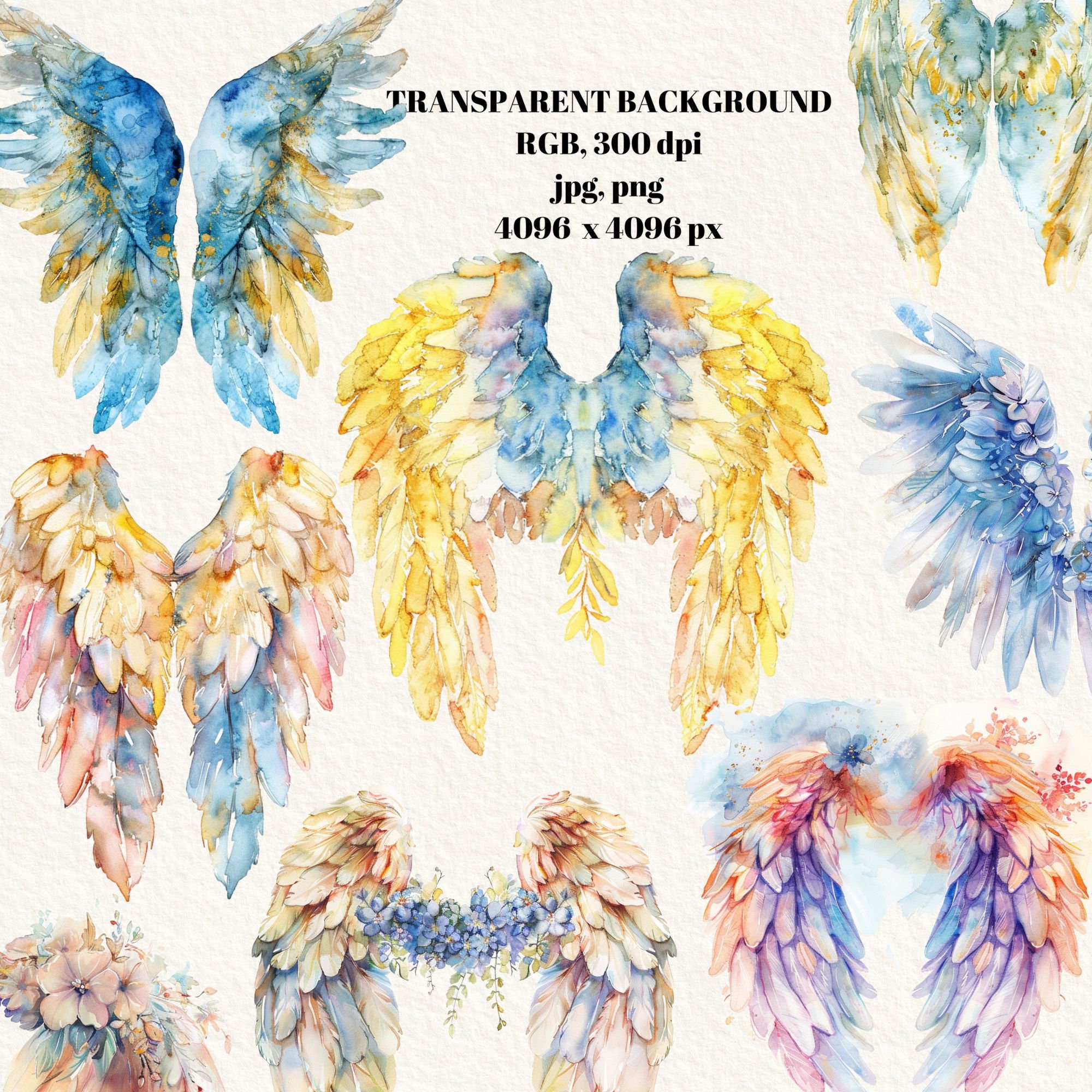 Fairy Wings, Angel Wings, Spiritual Wall Art, Angel Wings Backdrop, in ...