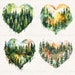 Forest Background Png, Png Overlays Forest, Hearts Clipart, Tree ...