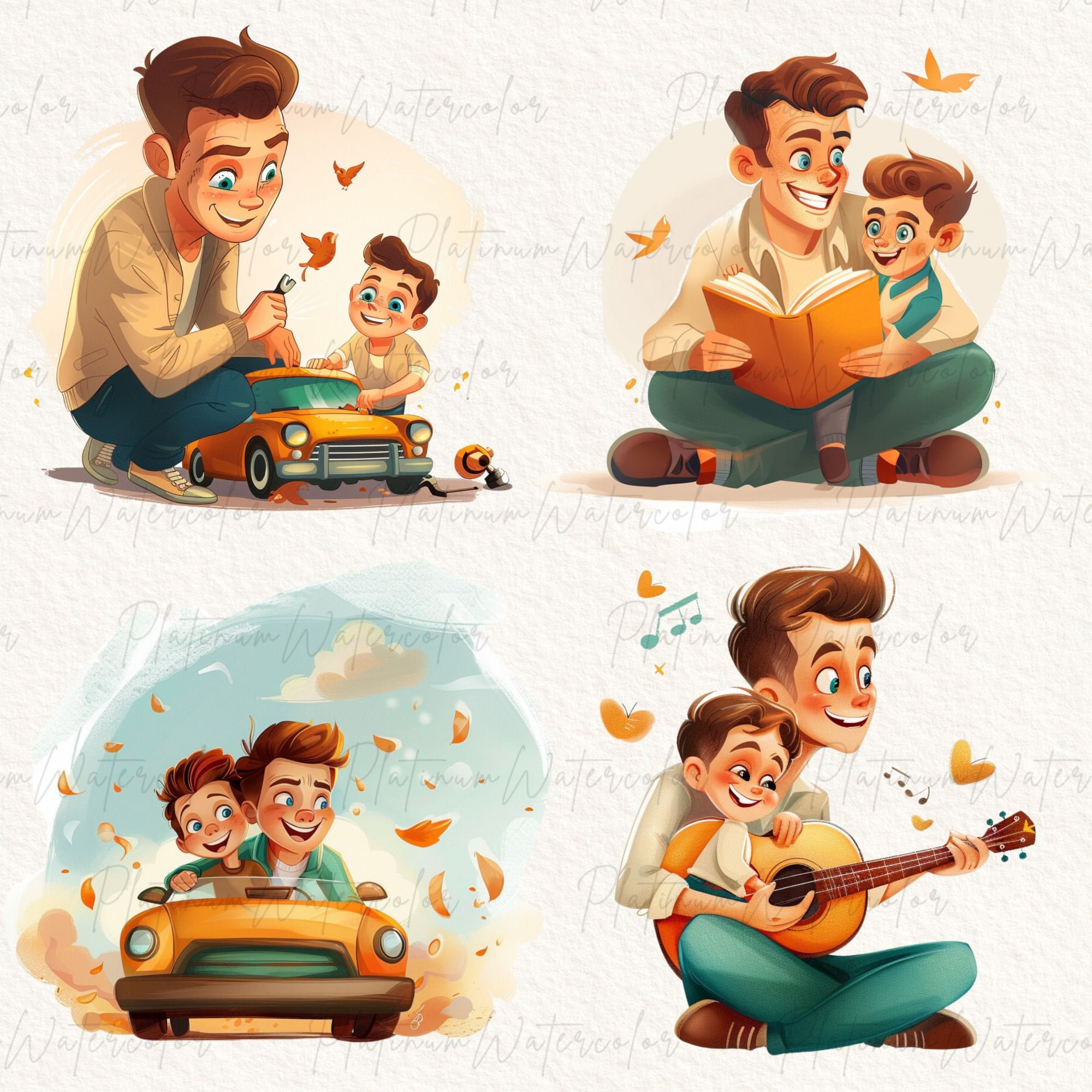 Dad Father Son Clipart, Dad Clipart, Best Dad, Transparent Background ...