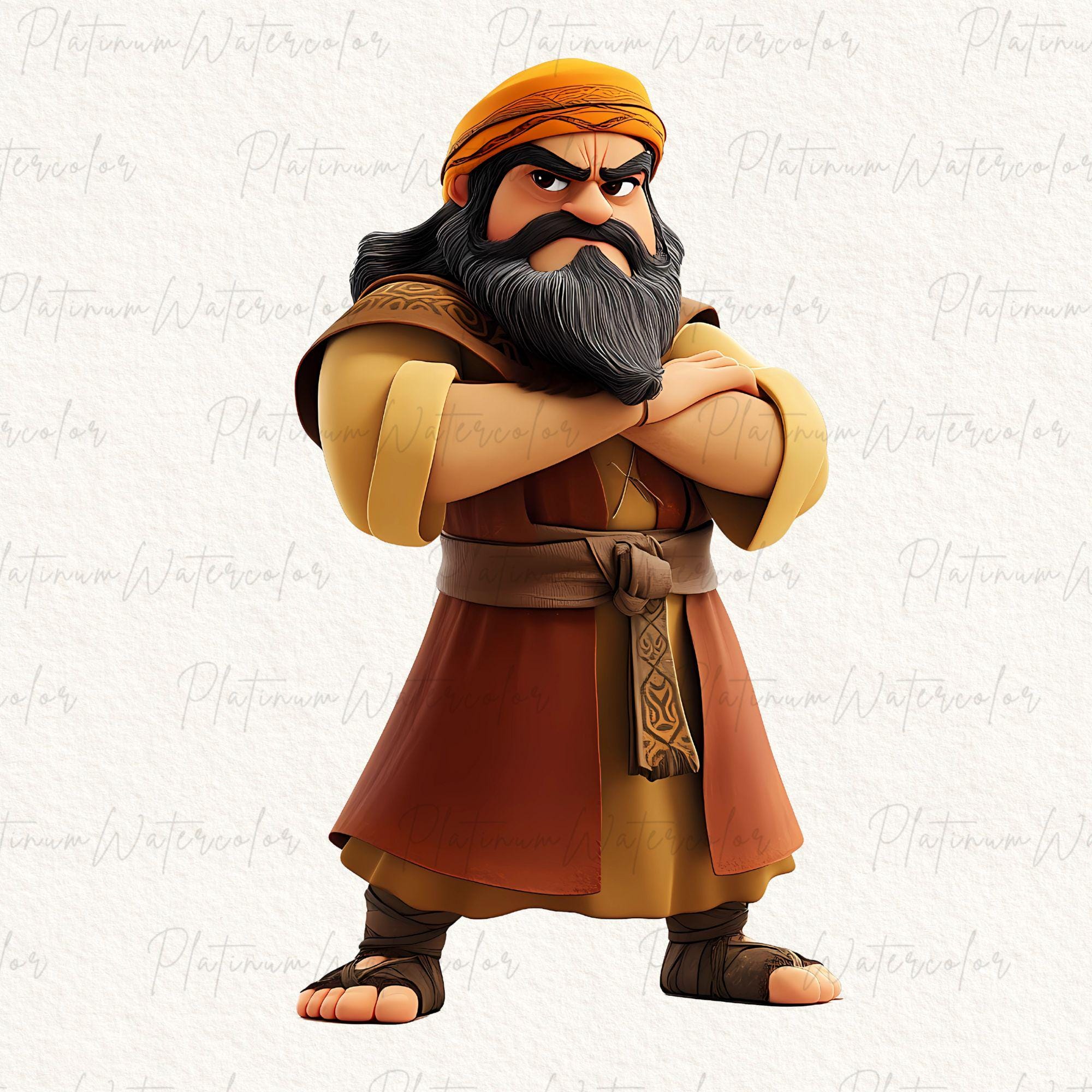 Bible Character, Elijah Biblical Characters, Religious Clipart, Digital ...