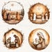 Nativity Set Clipart Bundle, Nativity Scene PNG, Transparent Background ...