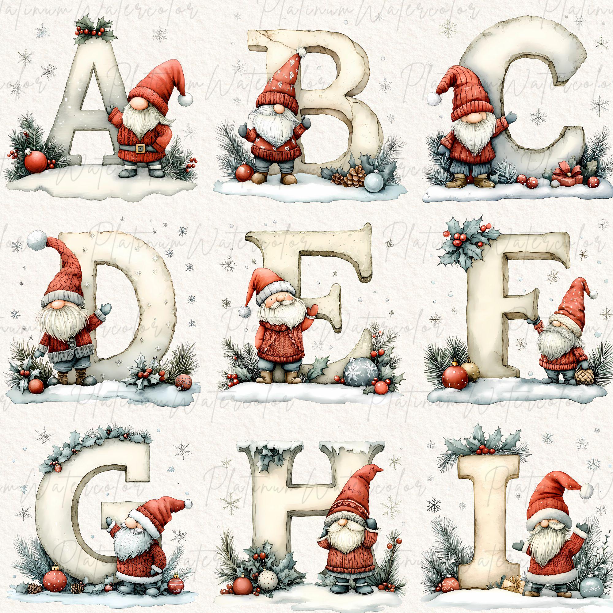 Santa Claus Letters Png, Christmas Letters, Alphabet Clipart, Alphabet ...