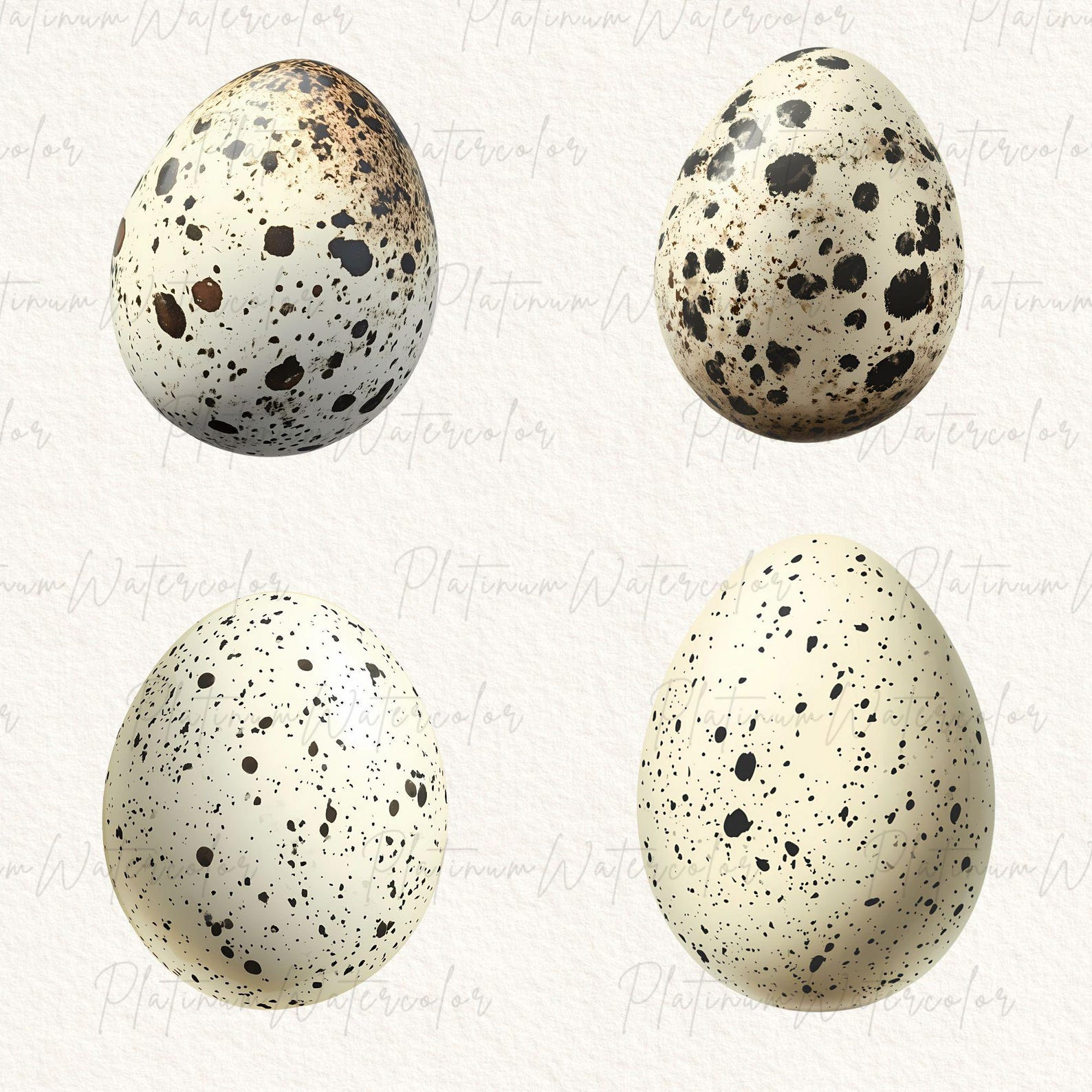 10 Quail Egg, Clipart Bundle, Easter Png, Spring Clipart, Easter ...