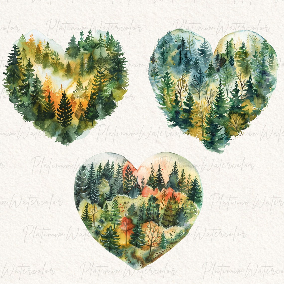 Forest Background Png, Png Overlays Forest, Hearts Clipart, Tree ...