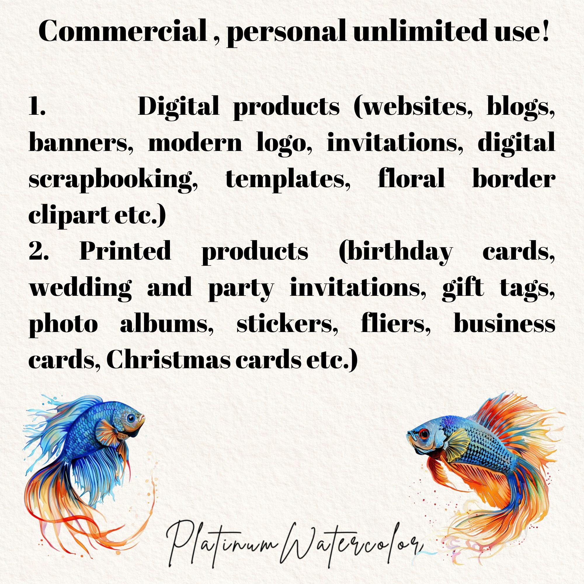 Fish Ocean Clipart Bundle, Sea Animals, Sea World Clipart, Transparent ...