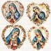 Virgin Mary Clipart Bundle, Catholic Art, Christian Clipart ...