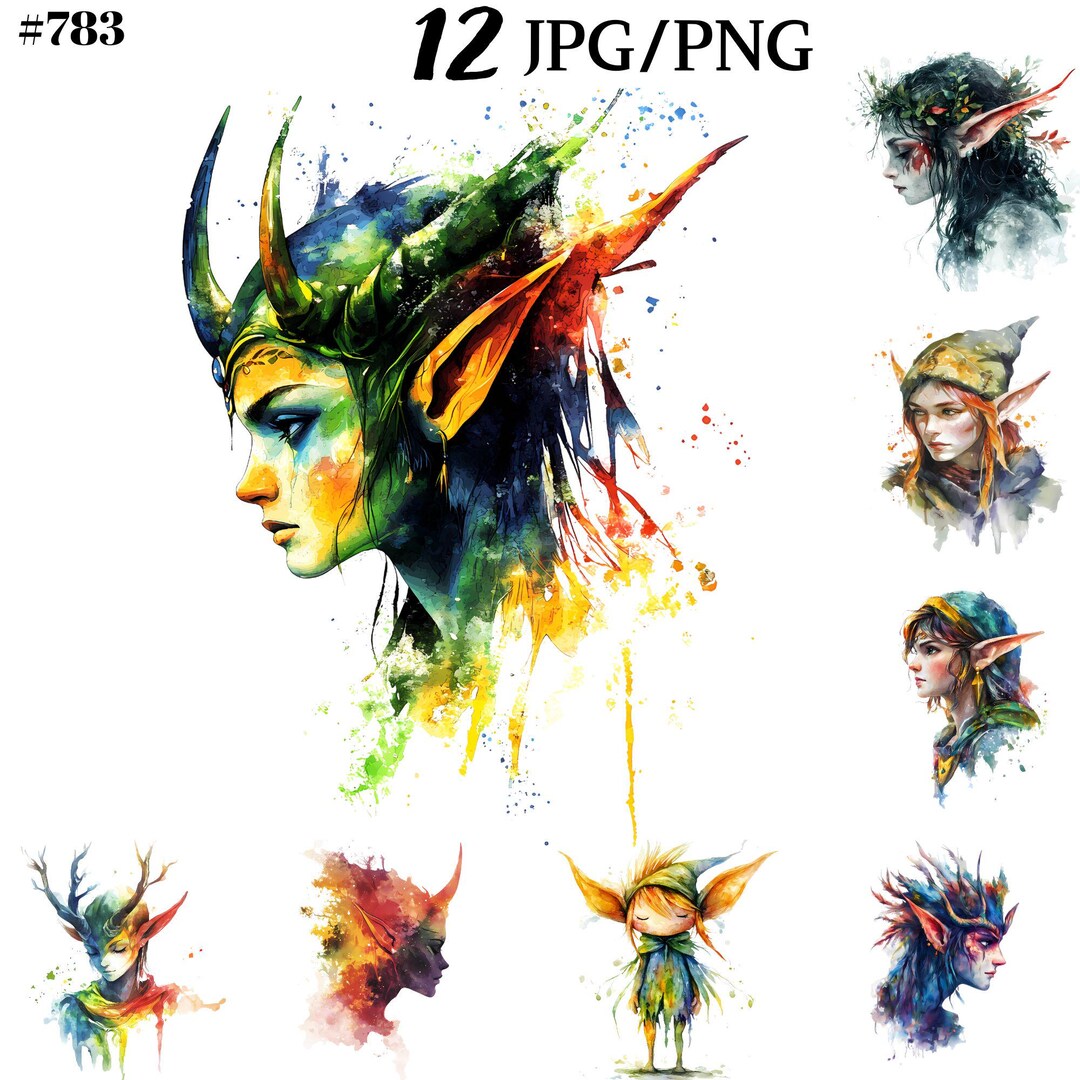 Transparent Elf PNG for Commercial Use - Instant Digital Download - Etsy