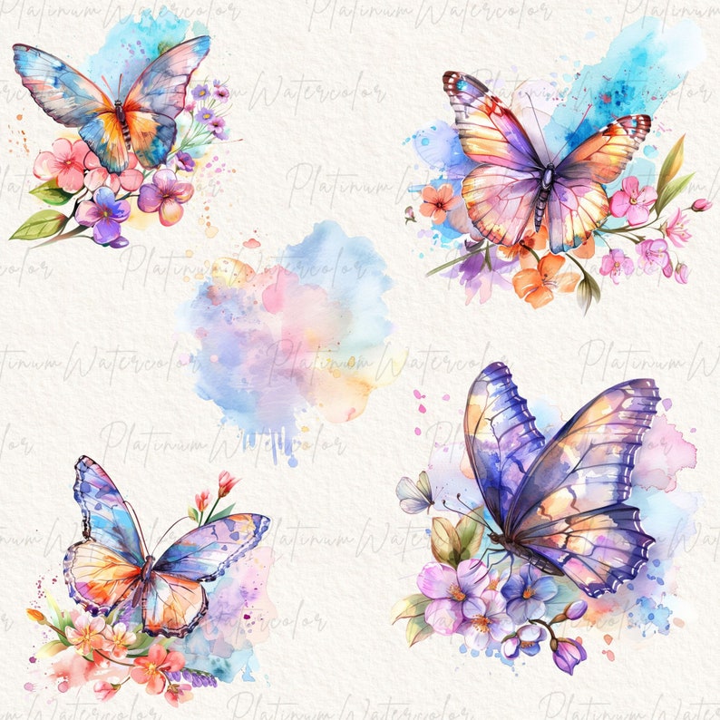 Butterfly Png, Garden Clipart, Spring Clipart, Transparent Background ...