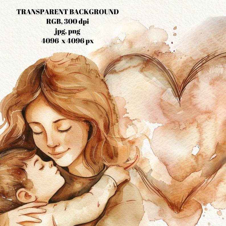 Mother Daughter Clipart Bundle, Mothers Day Png, Family Png Clipart ...