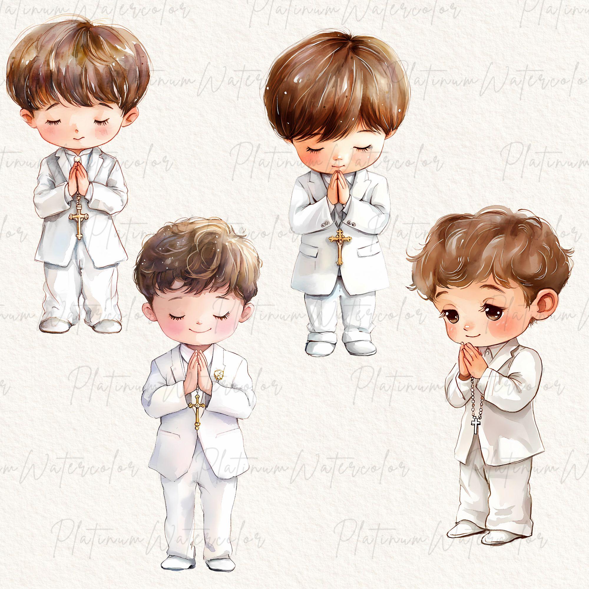 Boy Communion PNG, 1st Communion PNG, Perfect for Catholic Celebrations ...