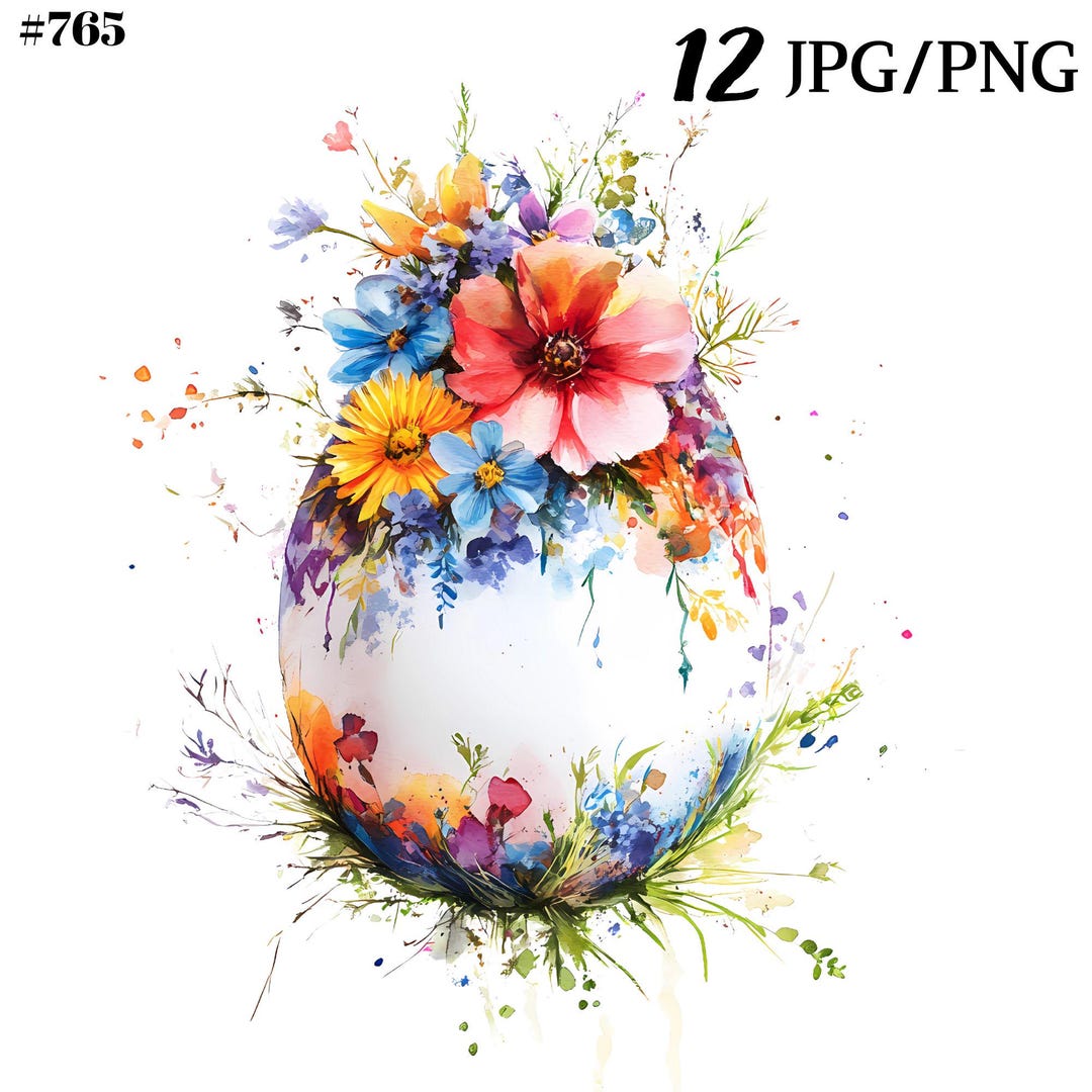 Digital Easter Clipart Collection - Instant Download Printable Graphics ...