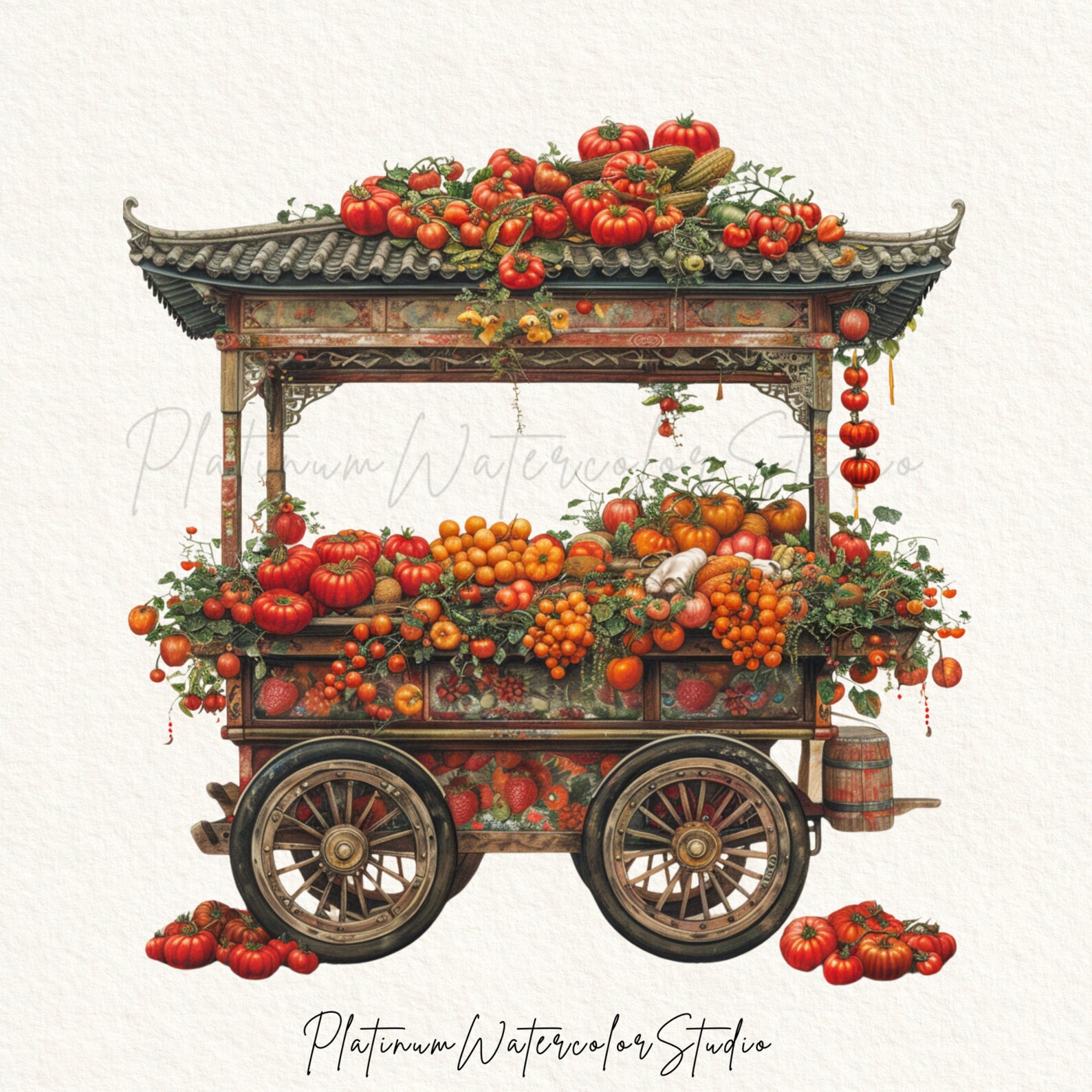 Watercolor Clipart Tomato Png, Vegetable Clipart Png, Garden Clipart ...