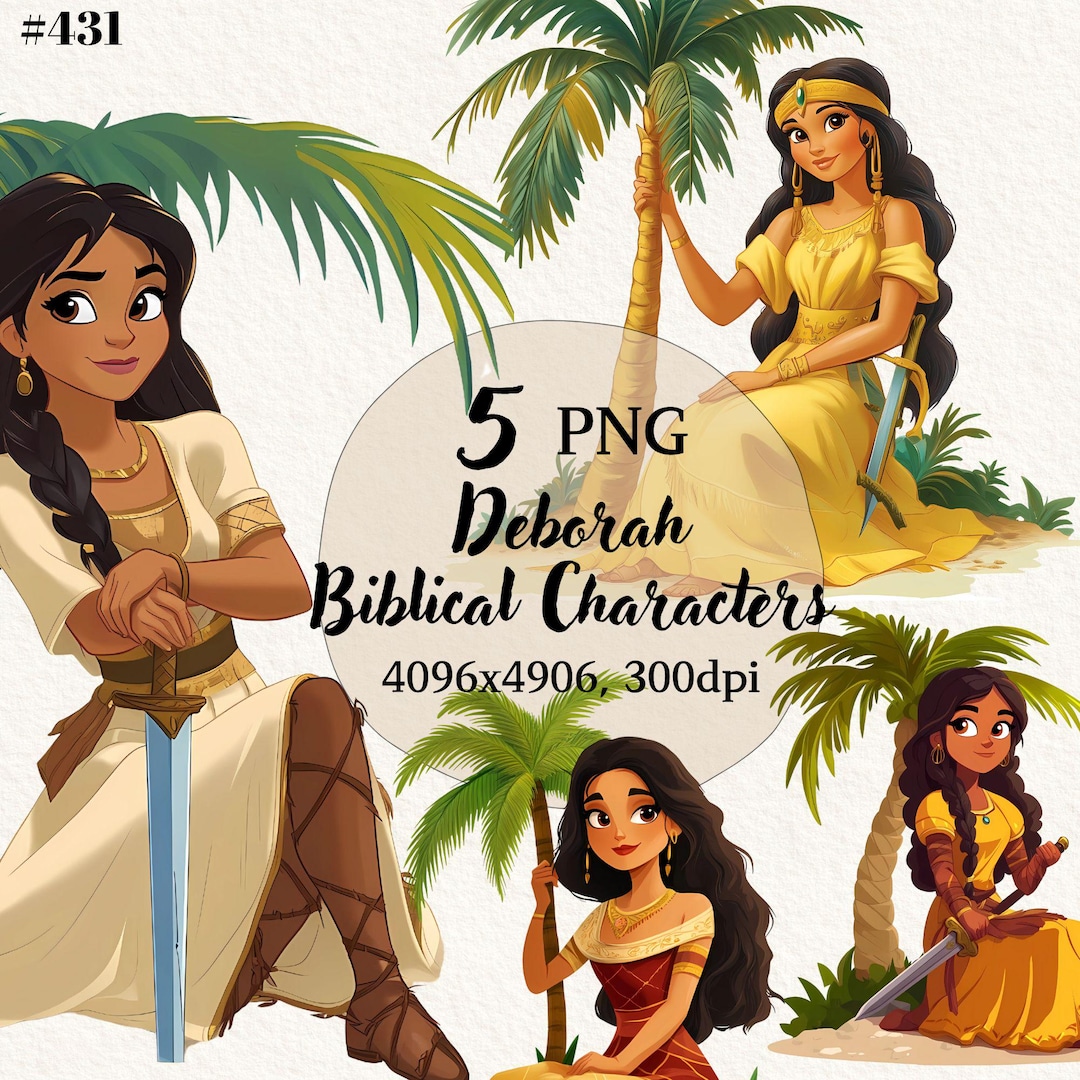 Deborah Biblical Characters, Christian Png, Bible Study, Transparent ...