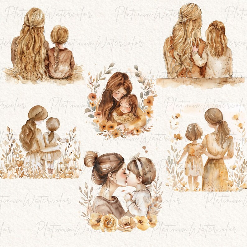 Mothers Day Clipart, Mothers Day Png, Family Clipart, Transparent ...