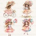 Girls Room Decor, Spring Girl Png, Little Girl Png, Transparent ...