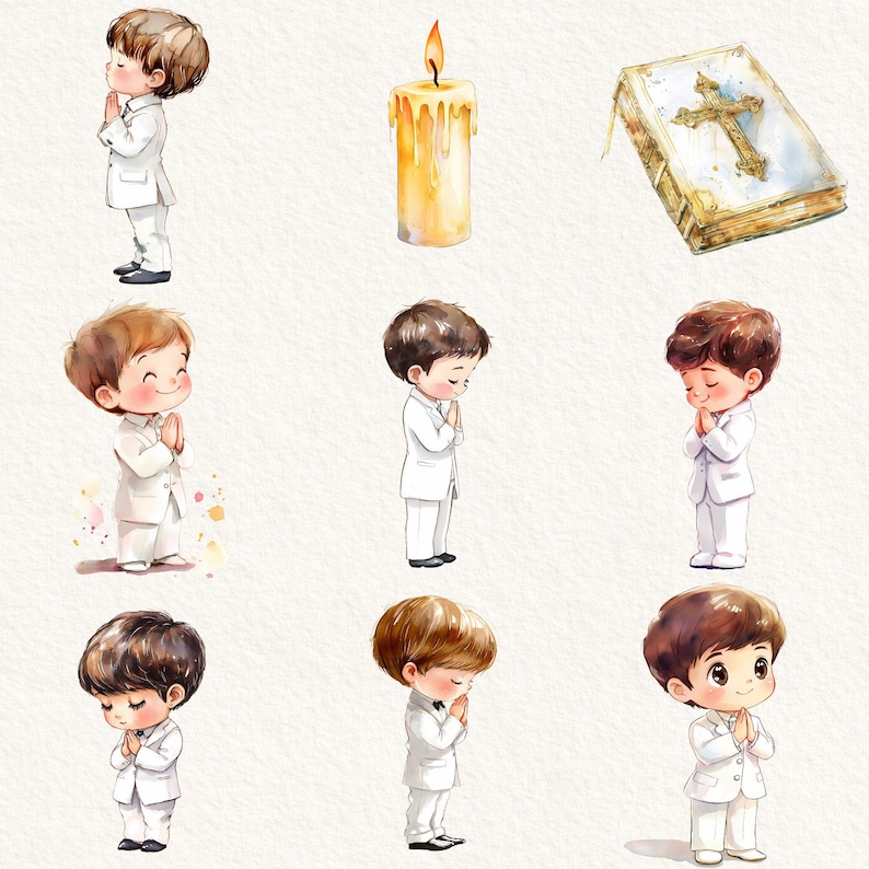 Boy First Communion PNG, Primera Comunion, Digital Download for ...