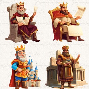 7 Solomon Biblical Characters, Bible Study, Transparent Background ...