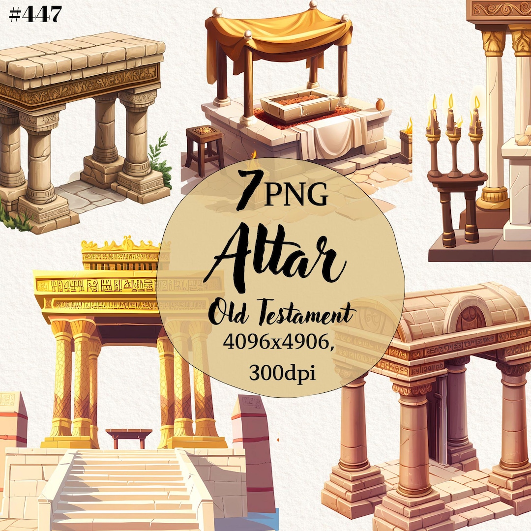 Altar Cliparts, Old Testament Clipart, Bible Study, Transparent ...