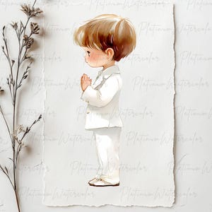 Boy First Communion PNG, First Holy Communion, Clipart Bundle - Instant ...