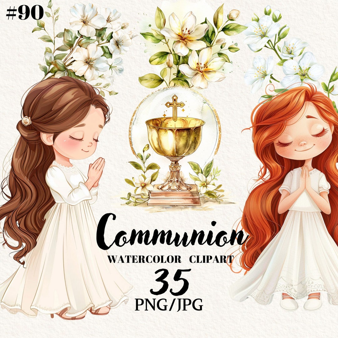 Holy Communion, Bible Clipart, Boy First Communion, Girl Communion ...