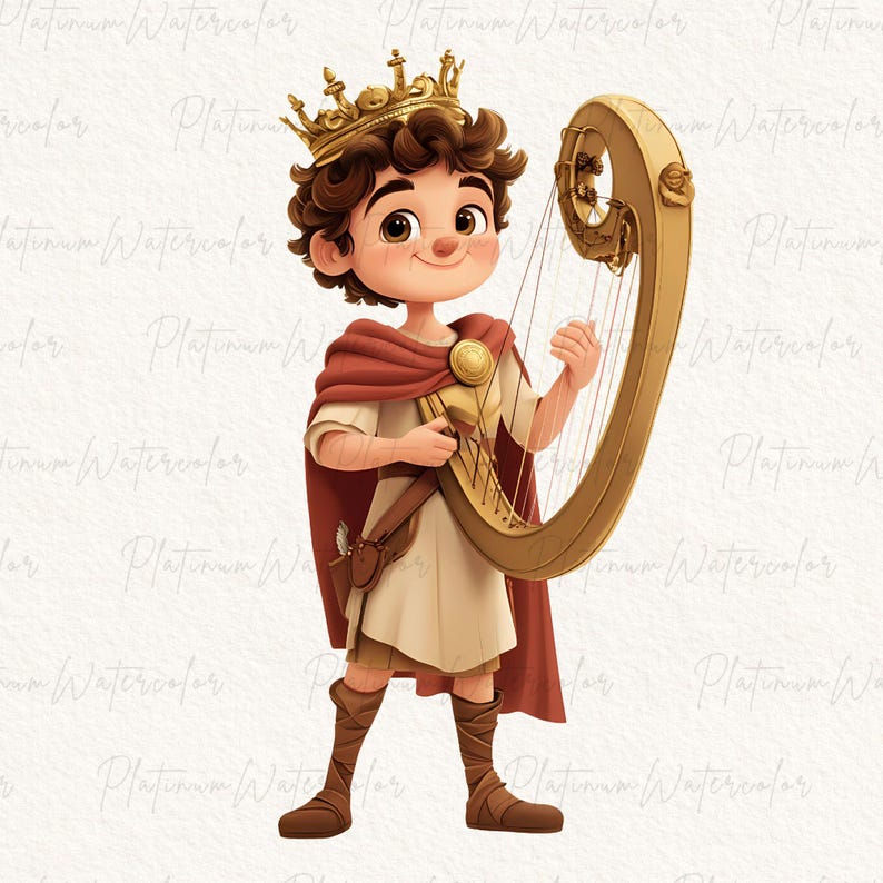 David Biblical Characters, Christian Art, Kids Bible Study, Transparent ...