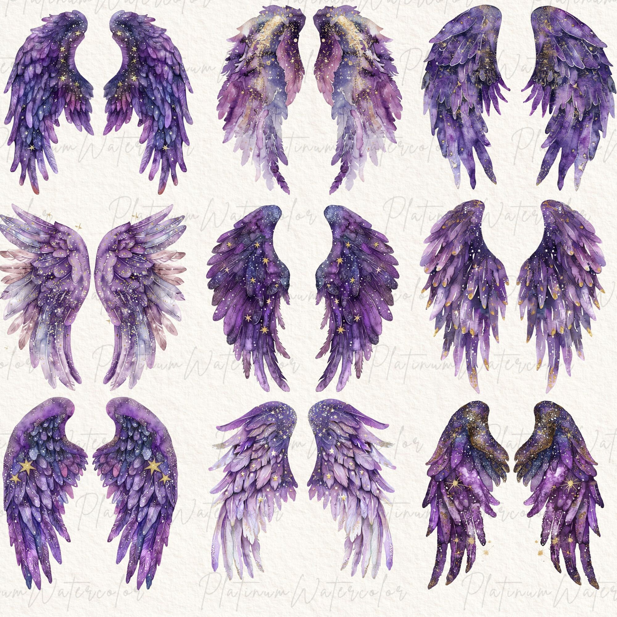 Angel Wings Clipart, Fairy Wings, Halo Clipart, Angel Wings Overlay ...