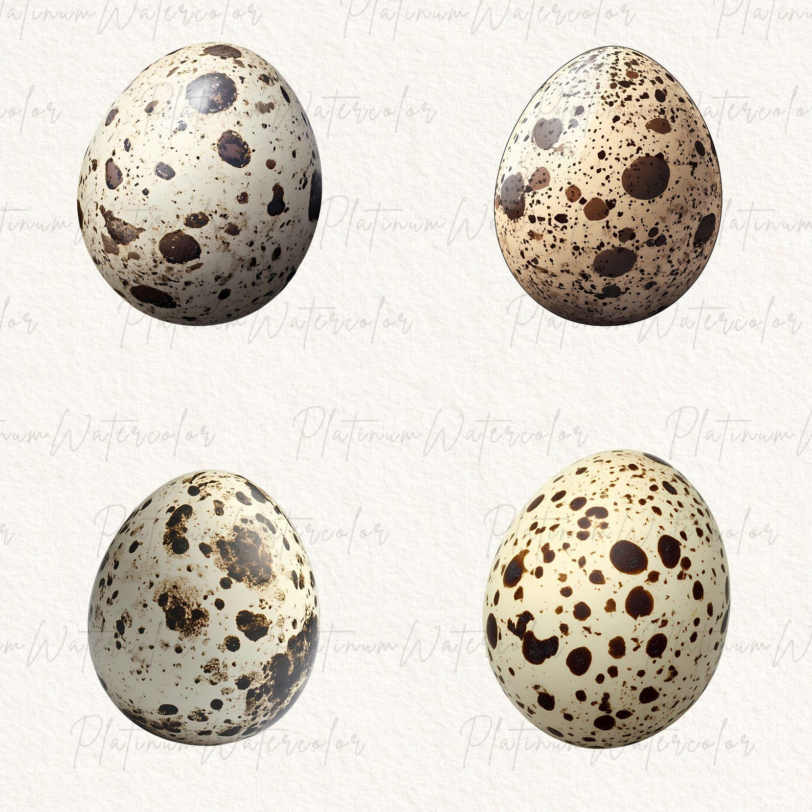10 Quail Egg, Clipart Bundle, Easter Png, Spring Clipart, Easter ...