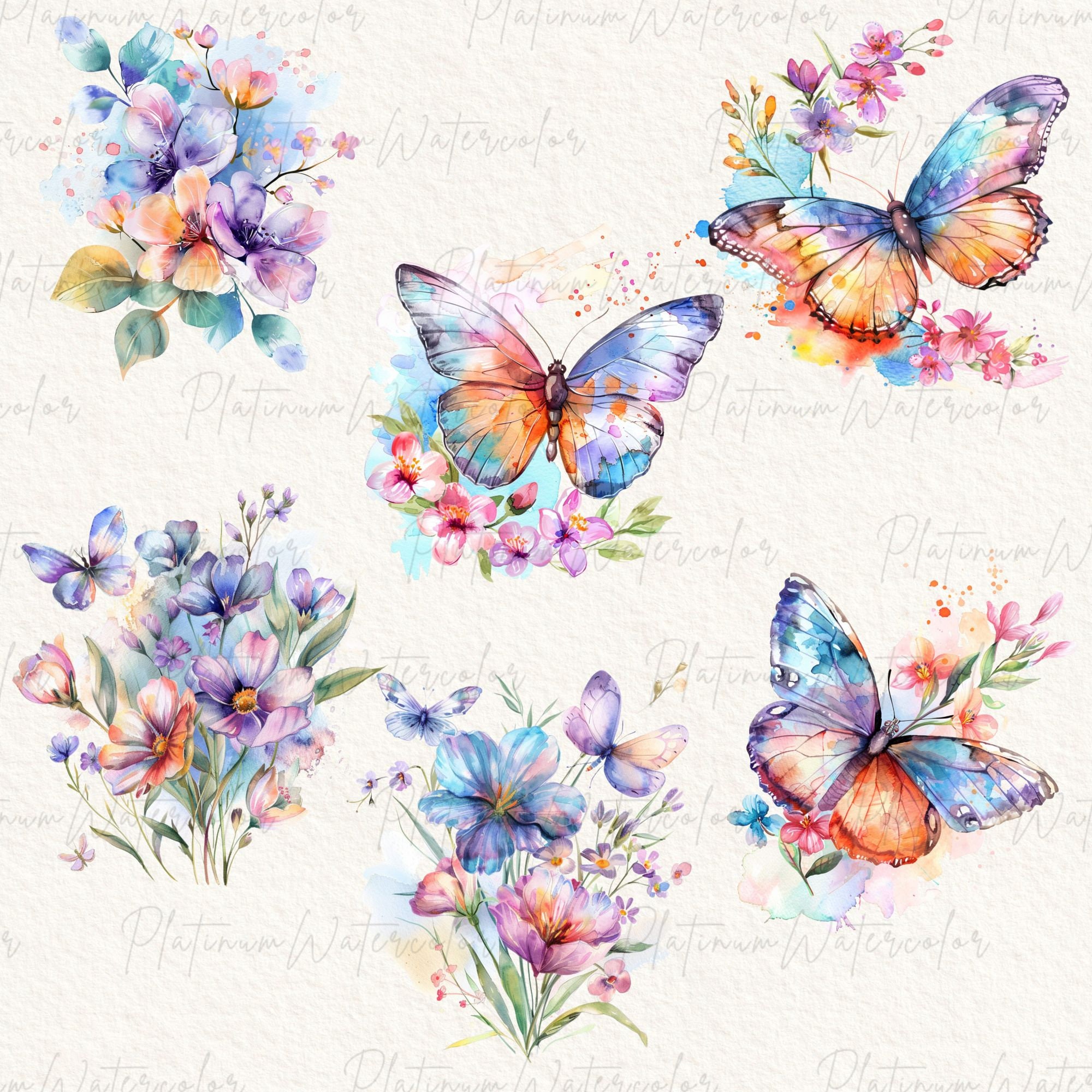 Butterfly Png, Garden Clipart, Spring Clipart, Transparent Background ...