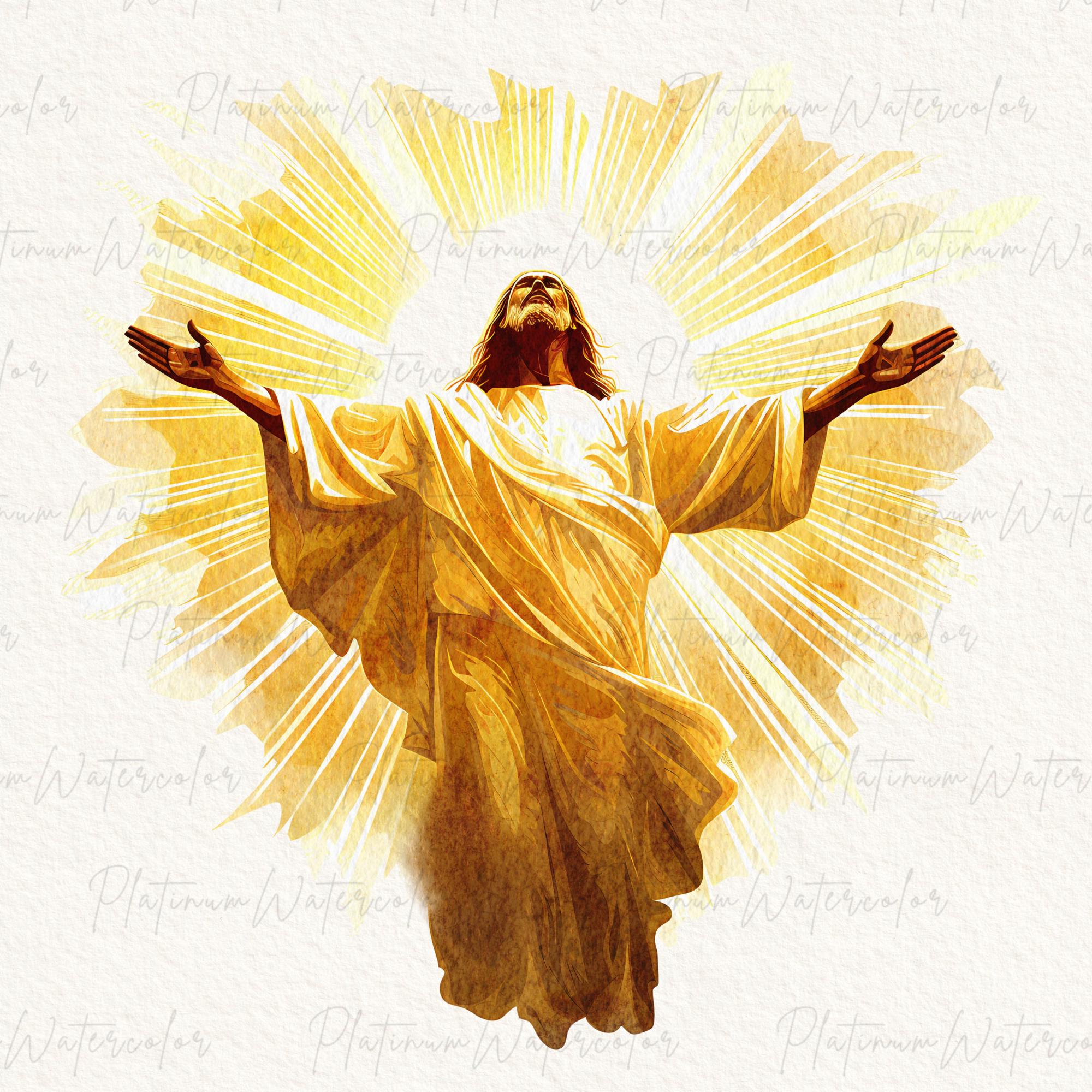 Jesus PNG Clipart Bundle, Christian PNG, Transparent Background ...