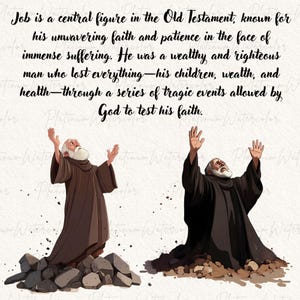 Job Biblical Characters, Clipart Budle, Bible Character, Transparent ...